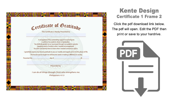 Certificate Downloads – Graduation Stoles
