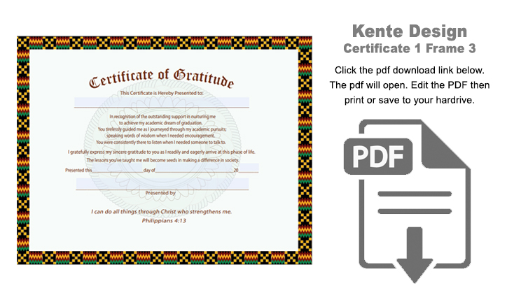 Certificate Downloads – Graduation Stoles